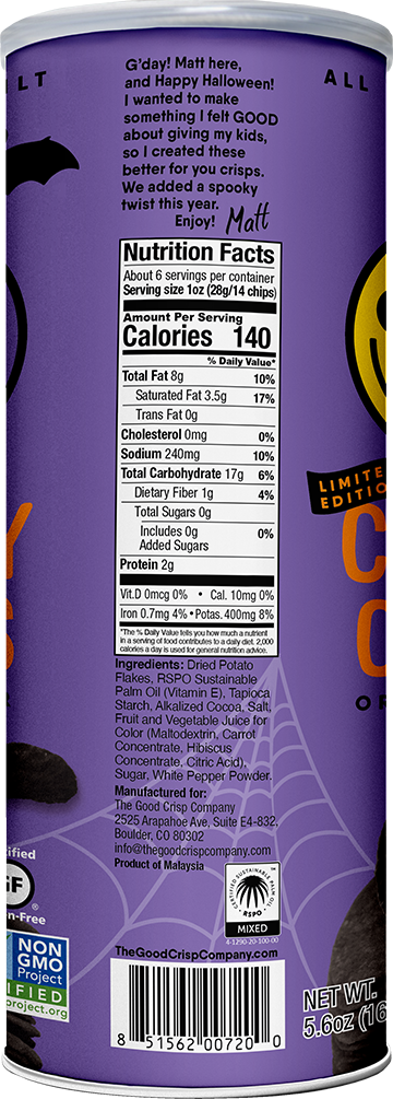 Creepy Crisps - Halloween Themed Chips – The Good Crisp Company